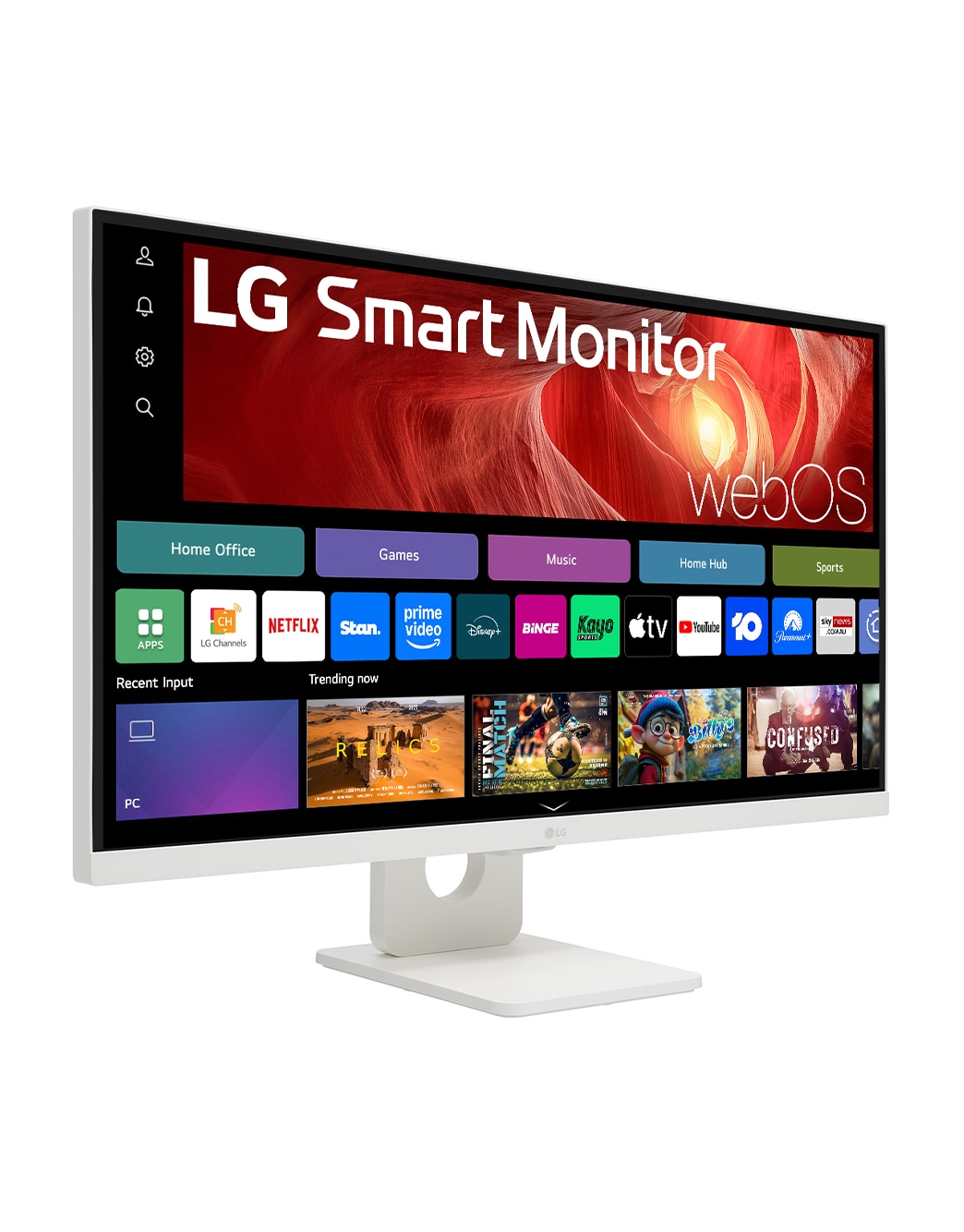 LG 27” 4K UHD IPS Smart Monitor with webOS - 27U731SA-W.AAU | LG Australia