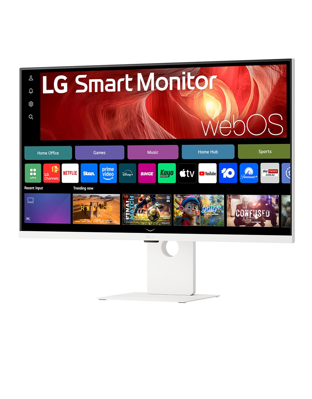 LG Smart Monitor 36.5 Inch 4K UHD IPS for Streaming 37U730SA with webOS ...