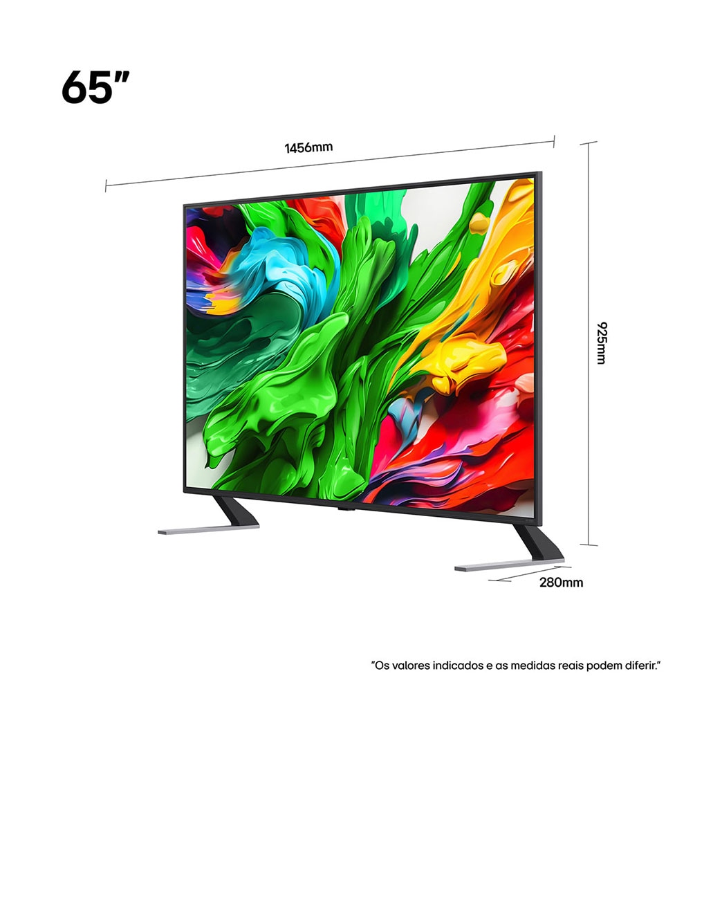 Smart TV 4K LG QNED evo AI QNED85 MiniLED de 65 polegadas - 65QNED85ASG ...