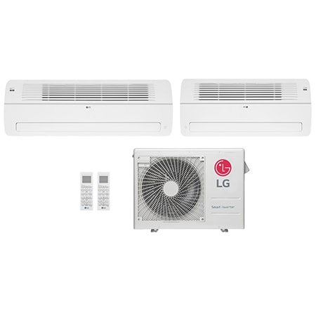 Ar condicionado Multi Split Inverter 2 ambientes (1via 12.000BTUS, 18 ...