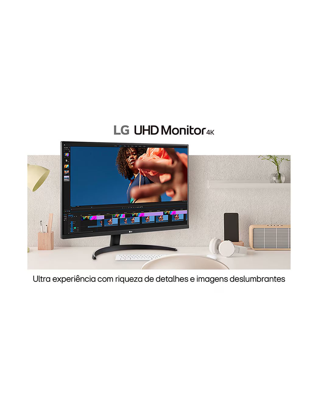Monitor LG Ultra UHD 32'' 4K - 32UR500-B | LG BR
