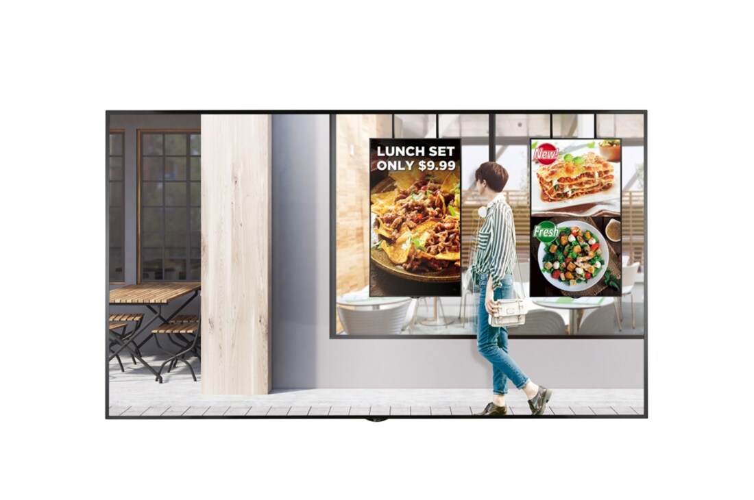 Monitor Profissional Alto Brilho, 75", 2500 nits, Ultra HD 4K, webOS ...