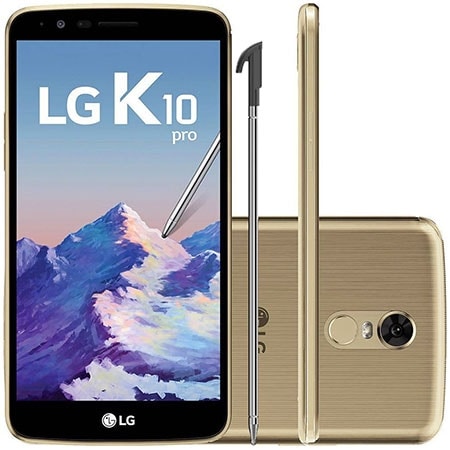 LG K10 Pro Dourado - LGM400DF-Dourado | LG BR