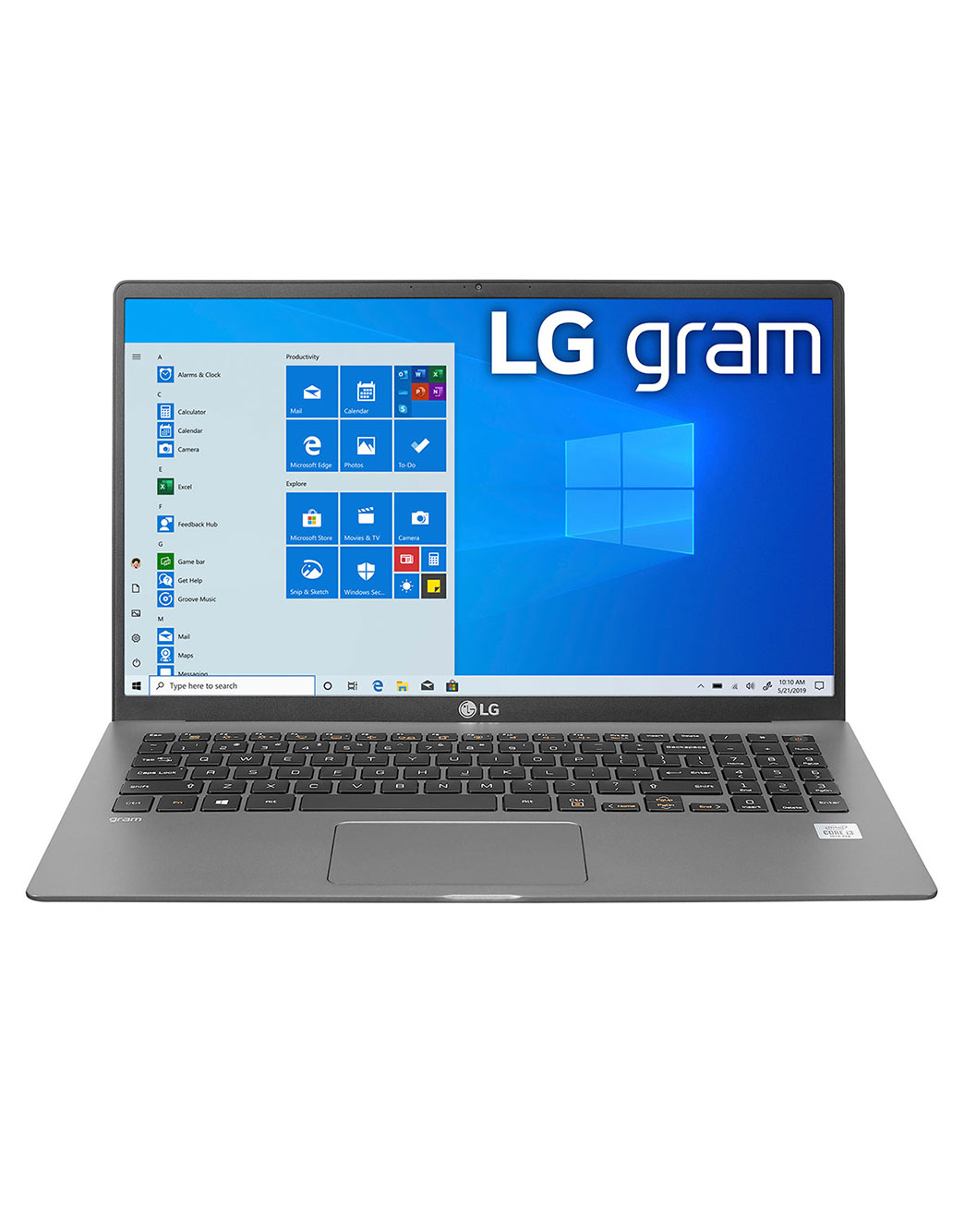 Notebook LG Gram 15.6'' Core i5 8GB 1,130g 80Wh Sensor de Impressão Digital Thunderbolt 15Z90N-V ...