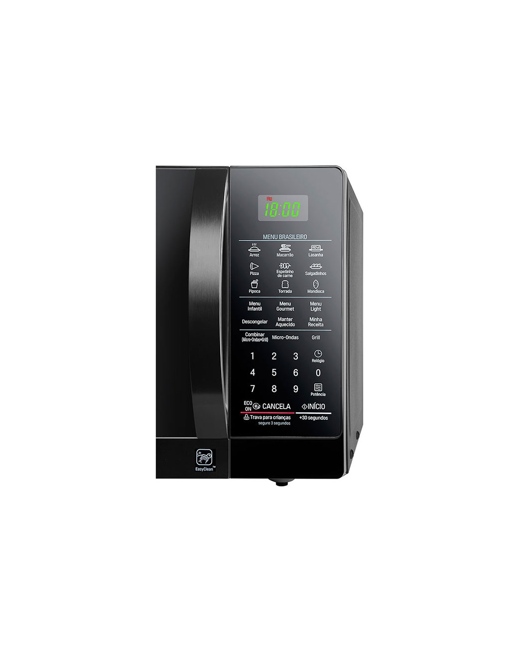 Micro-ondas LG Grill 30L 127V Preto - MH7097ARA | LG Brasil