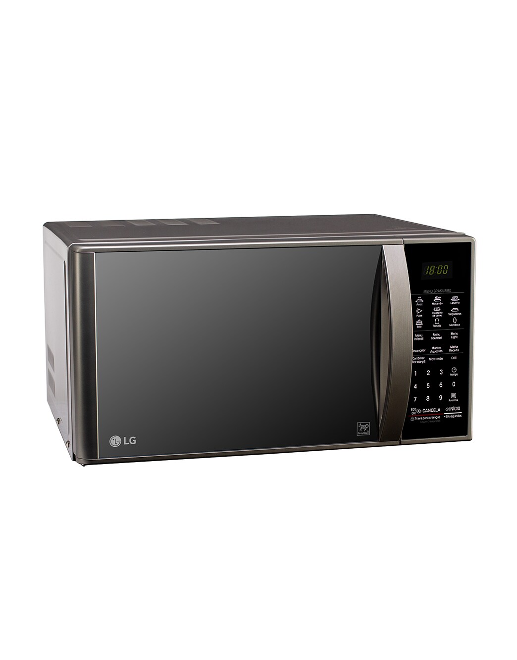 Micro-ondas LG Grill 30L 220V Prata - MH7093BRA | LG BR