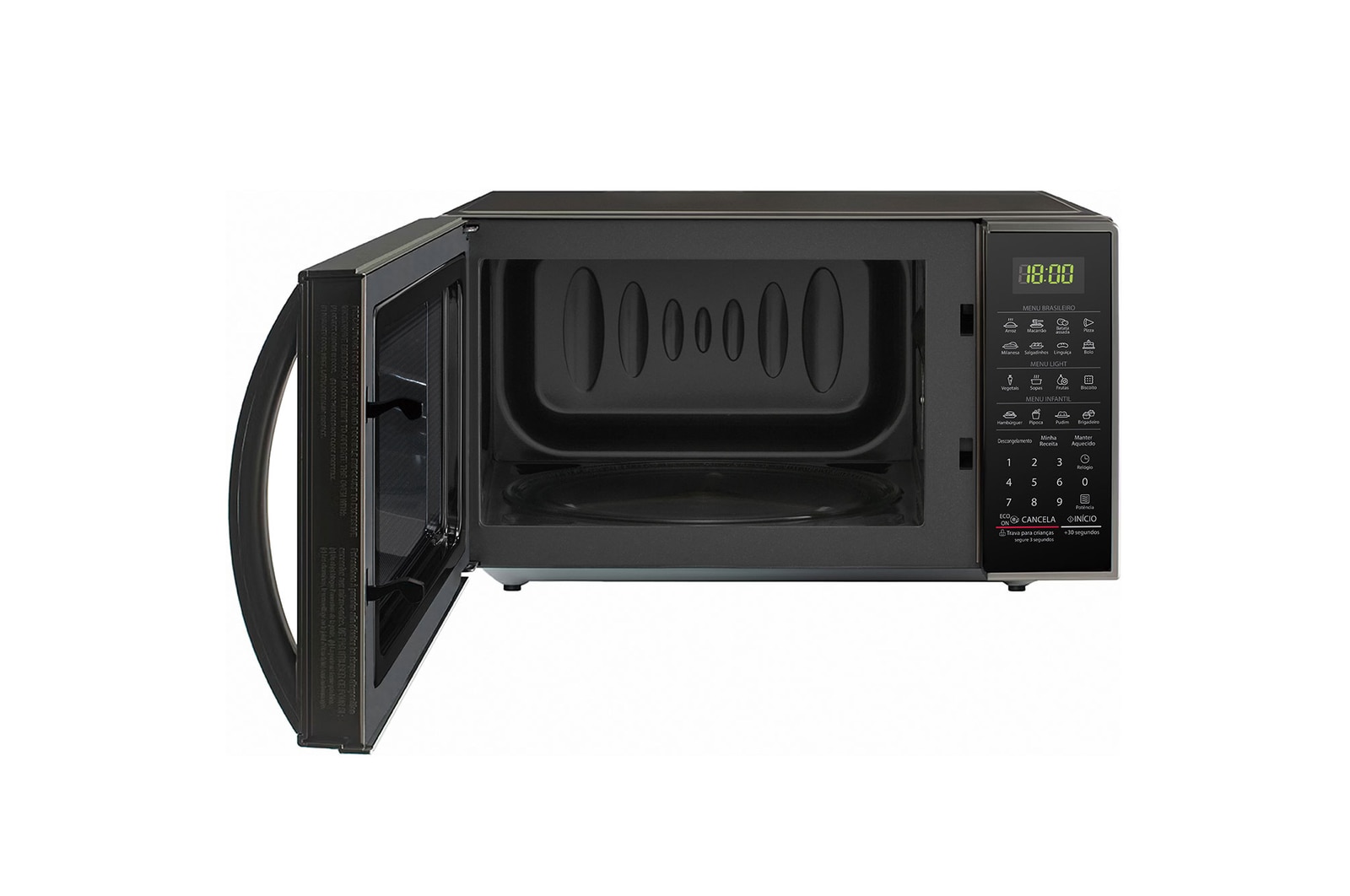 Micro-ondas LG 30 litros Prata Limpa Fácil | LG BR