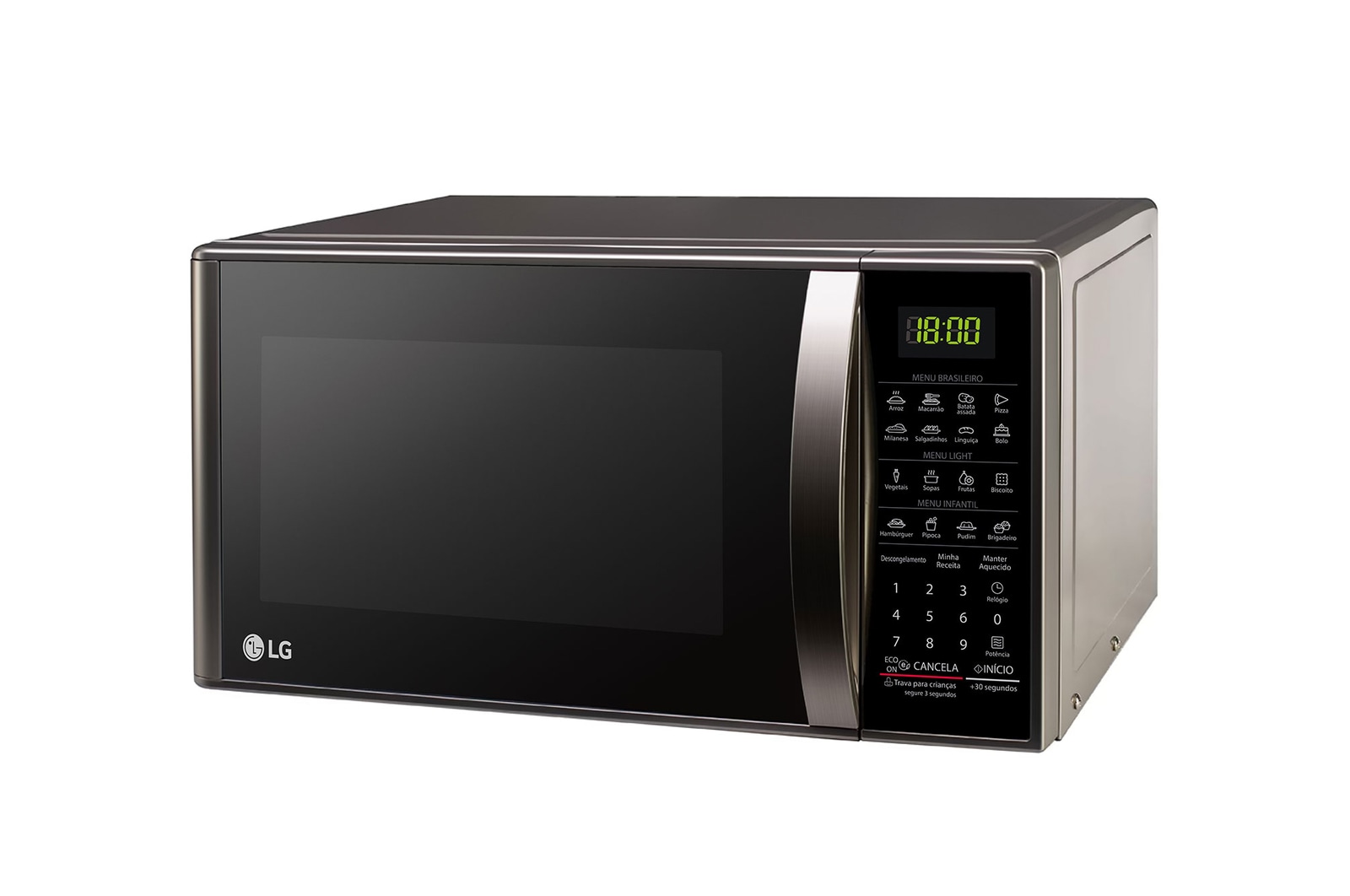 Micro-ondas LG 30 litros Prata Limpa Fácil | LG BR