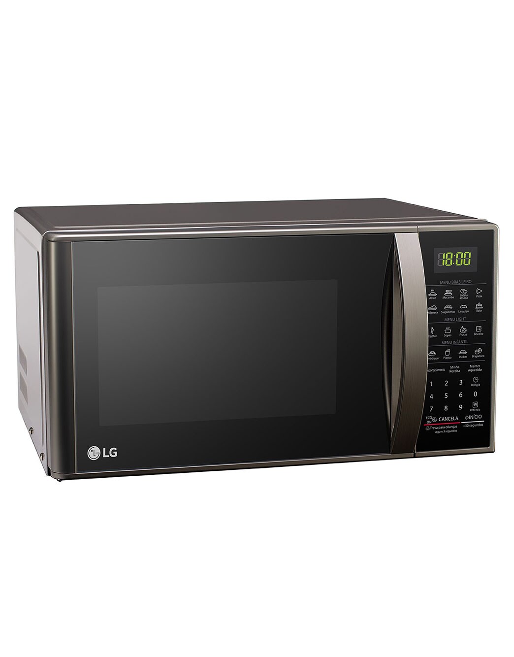 Micro-ondas LG 30 litros Prata Limpa Fácil | LG BR