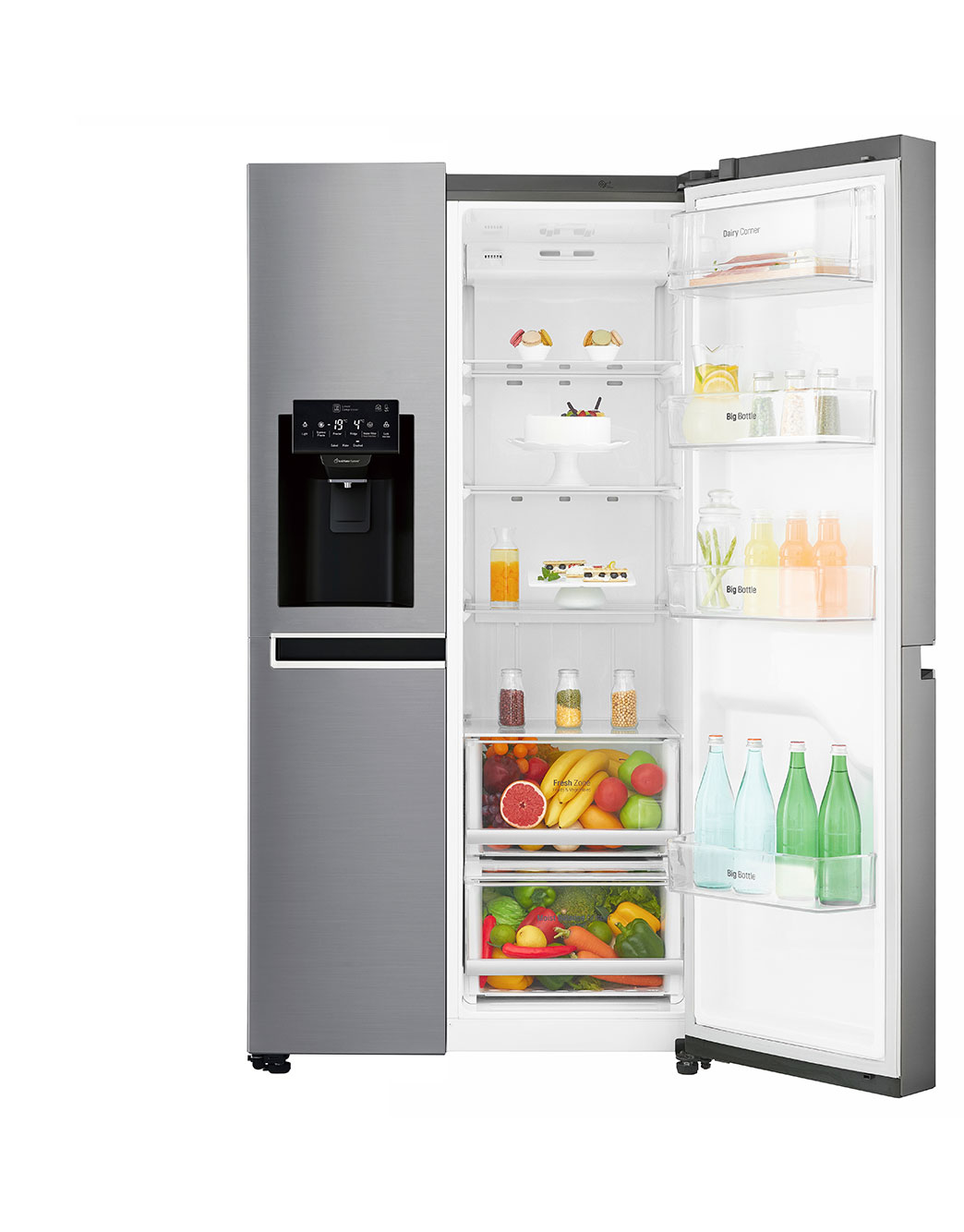 Geladeira Smart LG Side by Side 601 litros - GC-L247SLUV - Motor ...