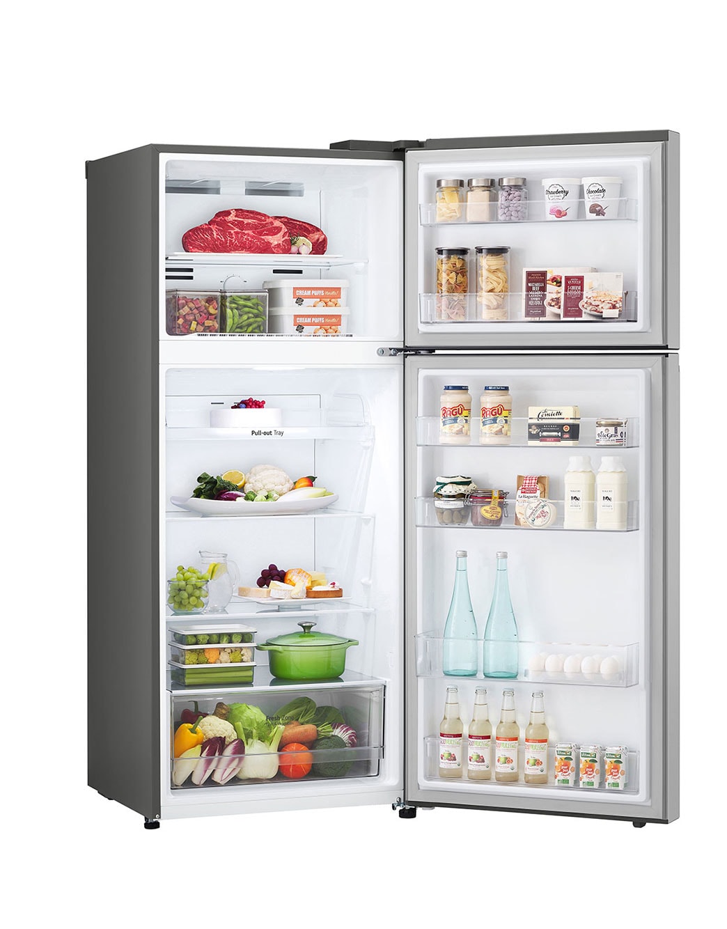 Geladeira LG Frost Free Inverter 375L Duplex Inox | LG BR