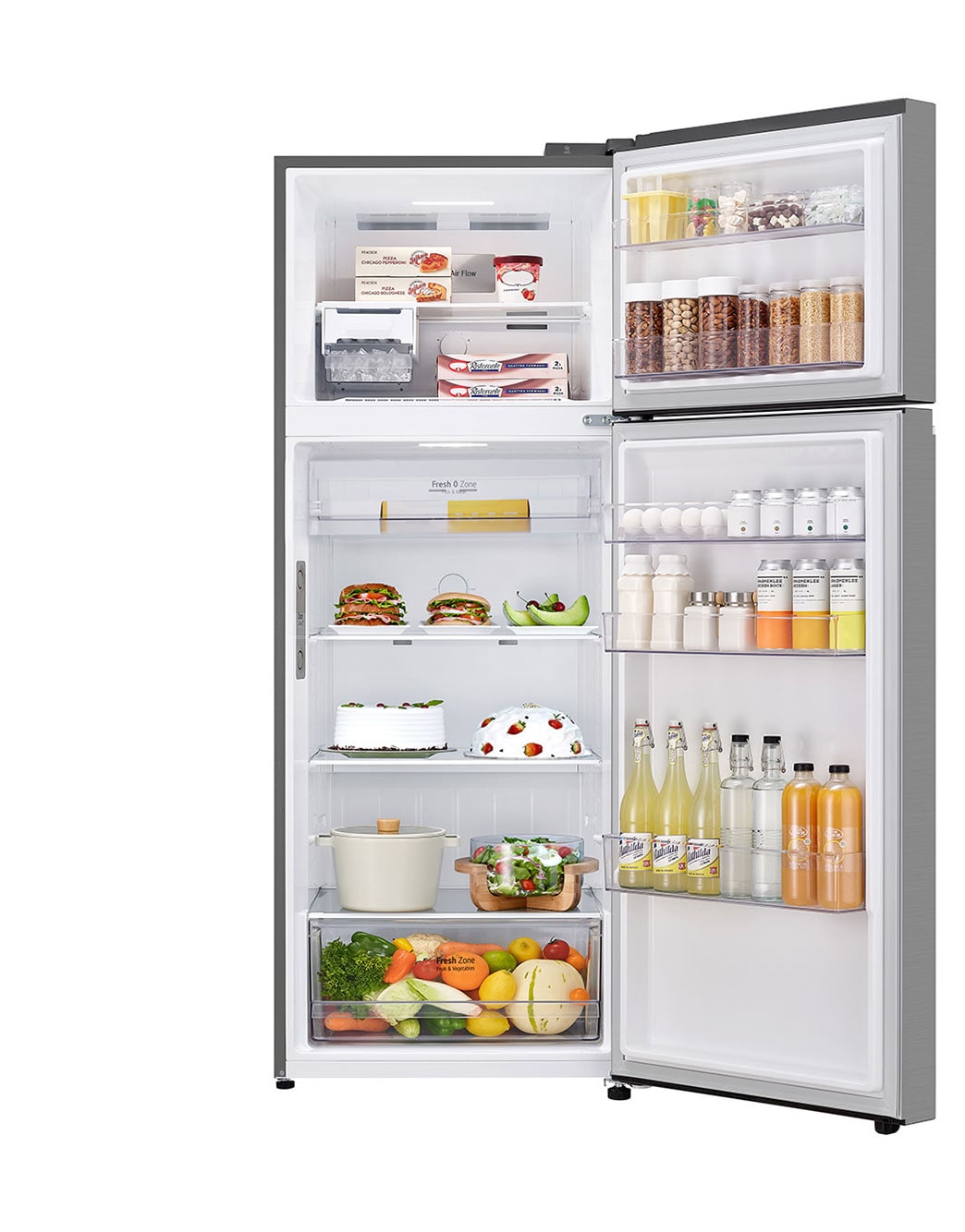 Geladeira LG Frost Free Duplex Inverter 461L Inox | LG Brasil