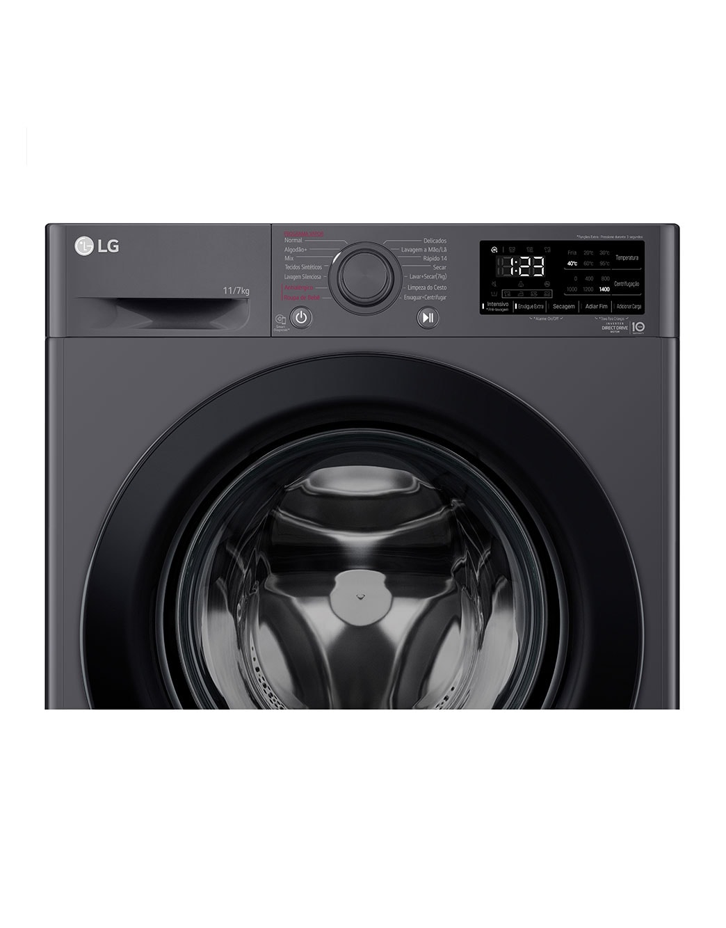 Lava e Seca LG VC5 11kg 127V CV3011BC4 | LG Brasil