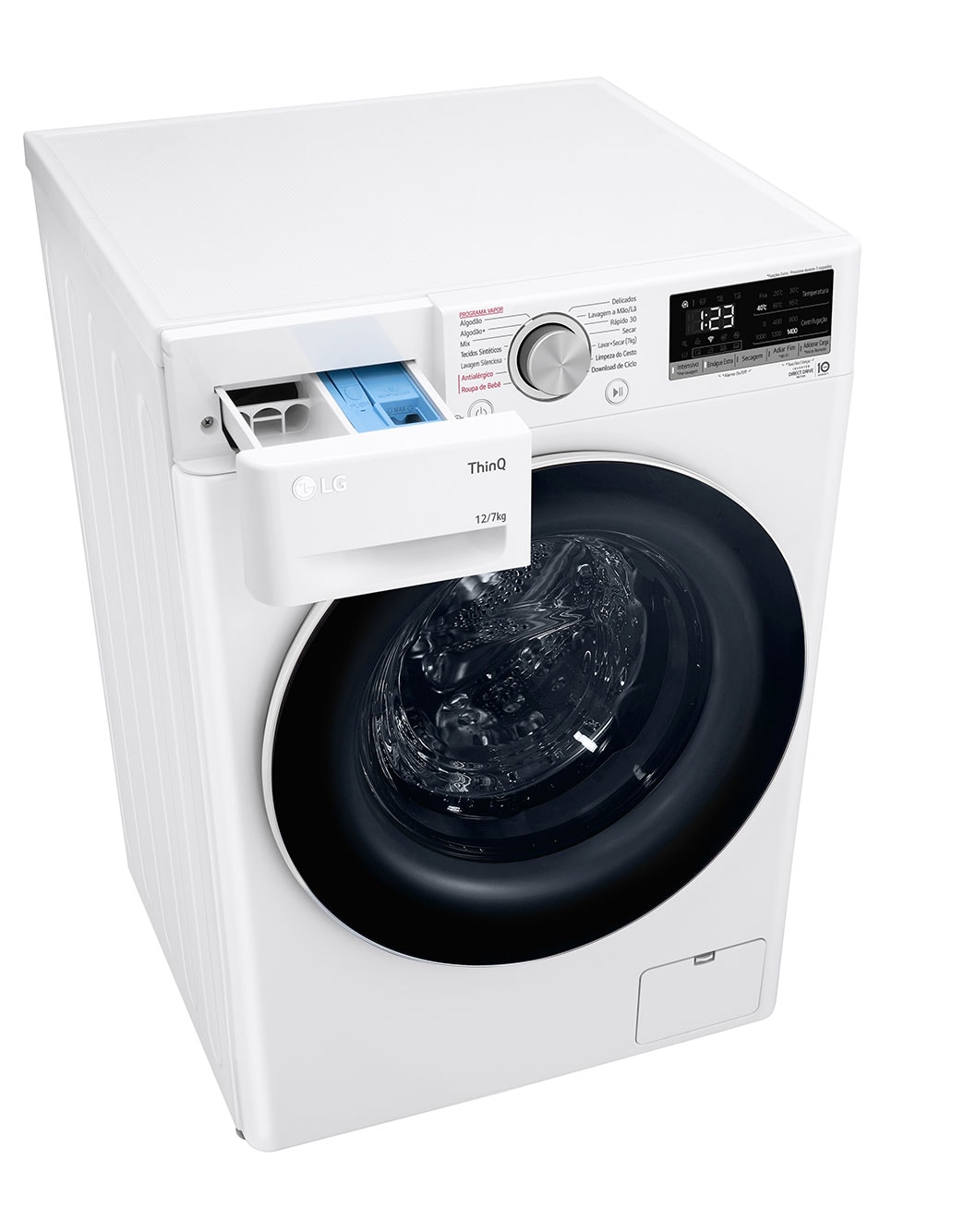 Lava e Seca LG Smart 12kg Branca CV5012WC4 | LG BR