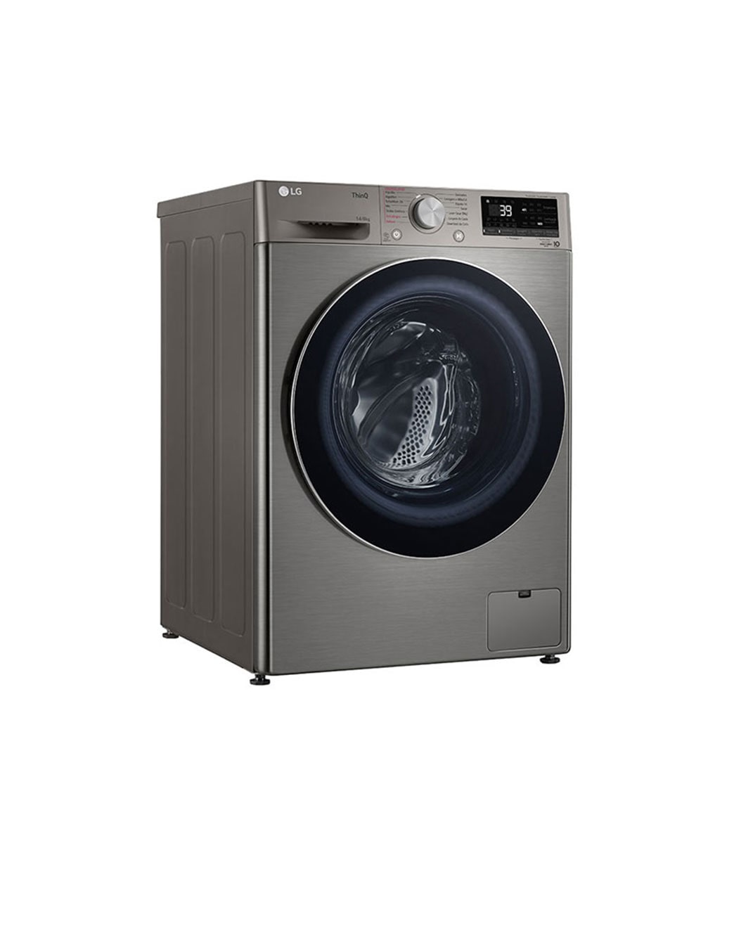 Lava e Seca LG Smart VC2 14kg Inox Look com AI AIDD™ | LG BR