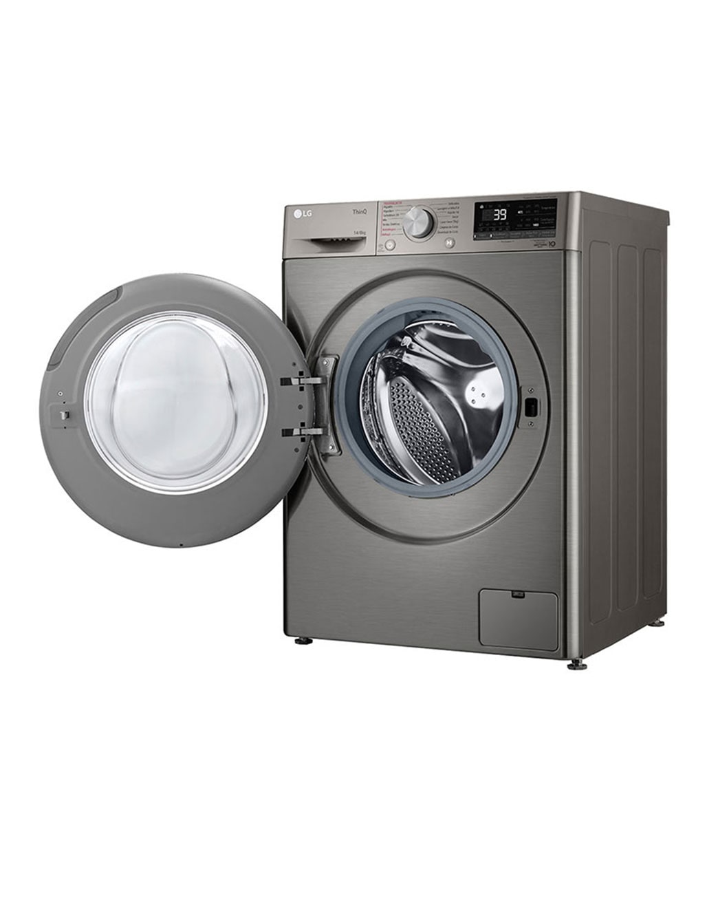 Lava e Seca LG Smart VC2 14kg Inox Look com AI AIDD™ | LG BR