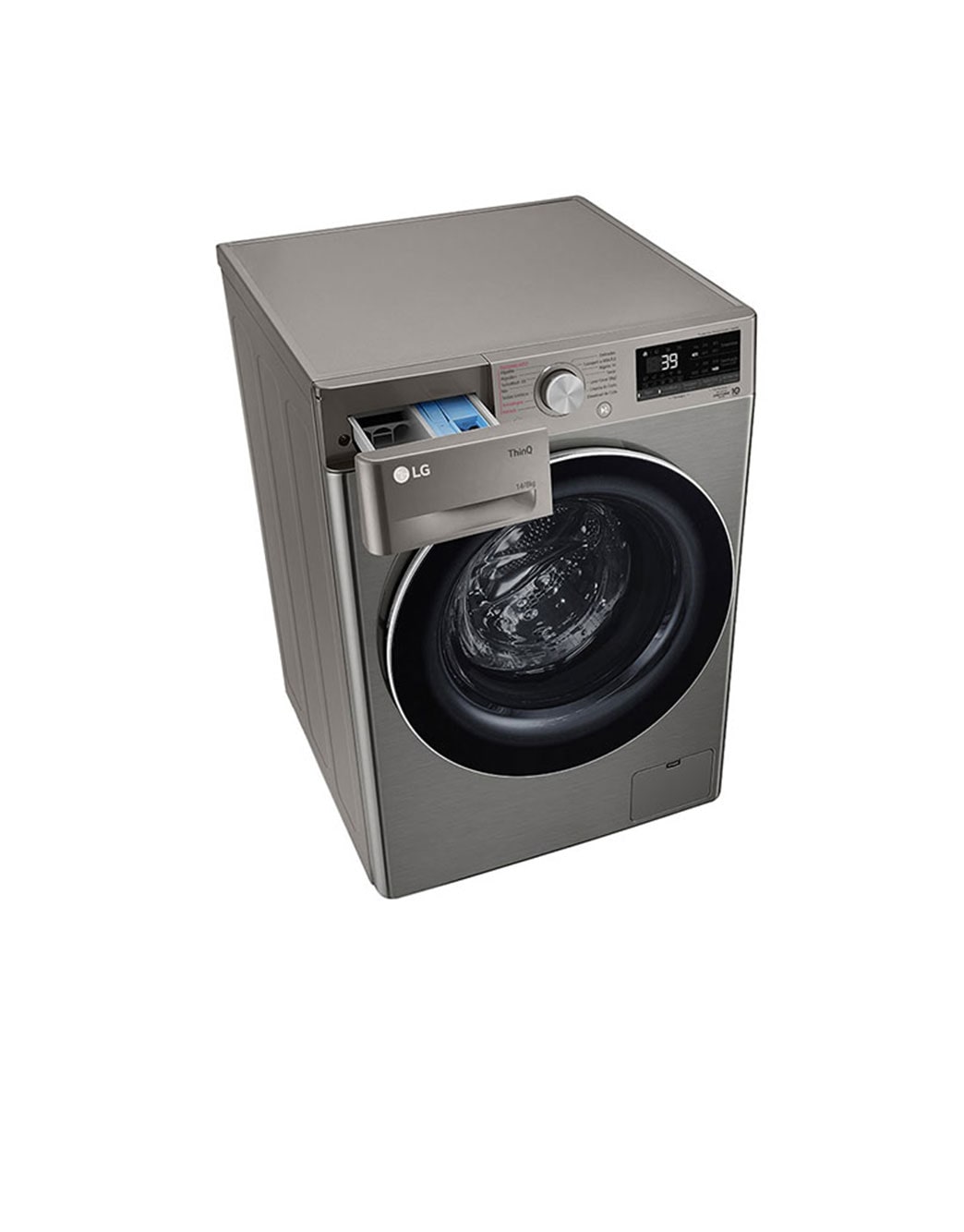 Lava e Seca LG Smart VC2 14kg Inox Look com AI AIDD™ | LG BR
