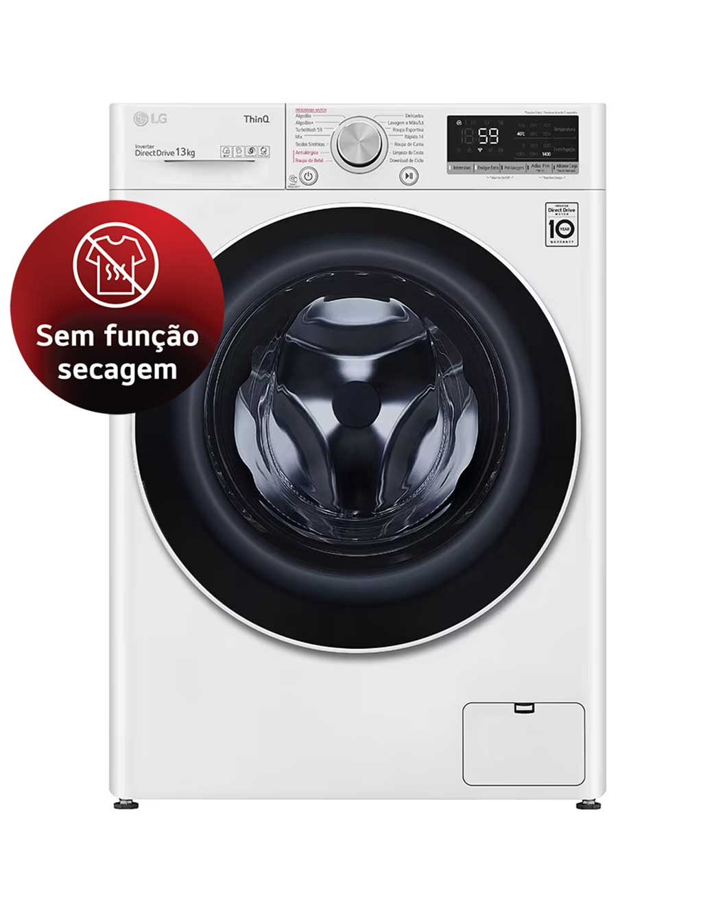 Máquina de Lavar Smart LG VC4 13kg Branco AIDD™ | LG BR