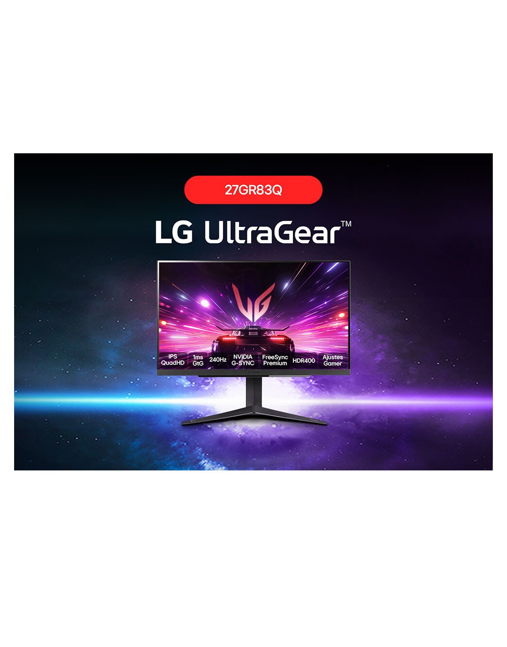 Monitor 27'' OLED 480Hz QHD | DisplayHDR True Black | LG BR