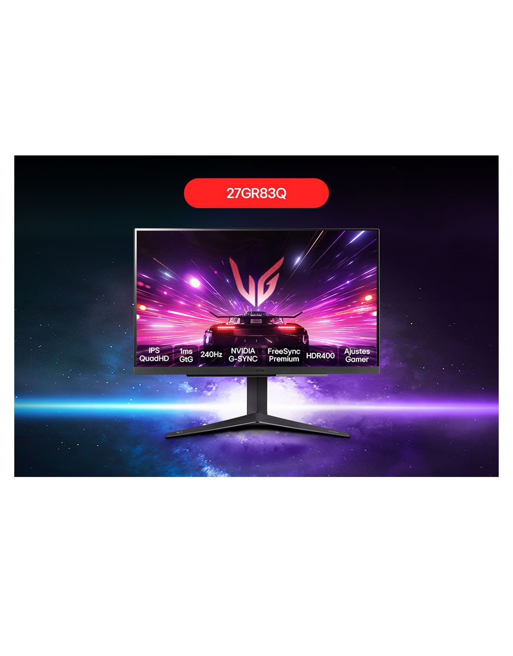 Monitor 27'' QHD 240Hz IPS | DisplayHDR True Black | LG Brasil