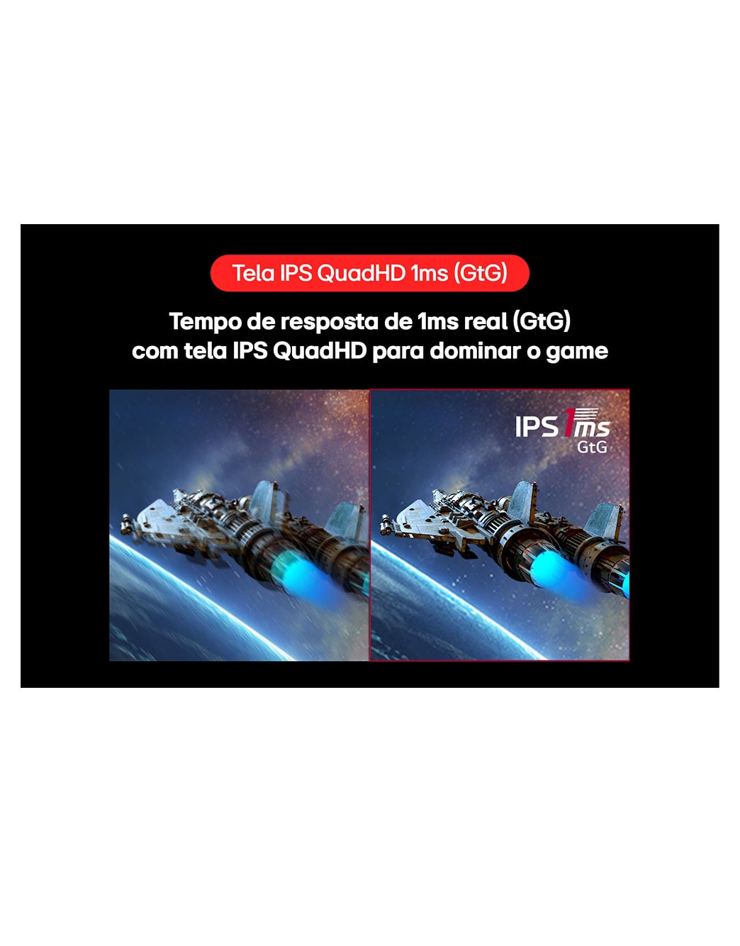 Monitor 27'' QHD 240Hz IPS | DisplayHDR True Black | LG Brasil