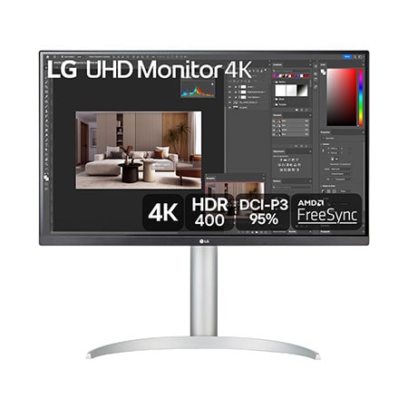 Monitor LG UHD 27" 4K 27UP650-W | LG BR
