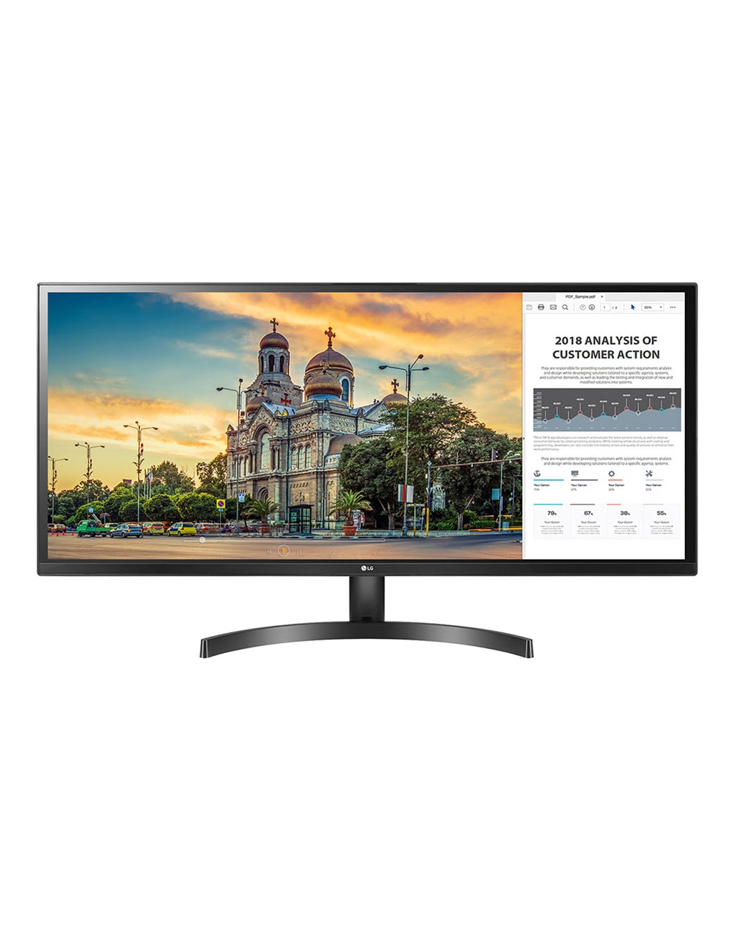 Monitor UltraWide™ LG 29" 21:9 Full HD IPS com Screen Split 2.0 ...