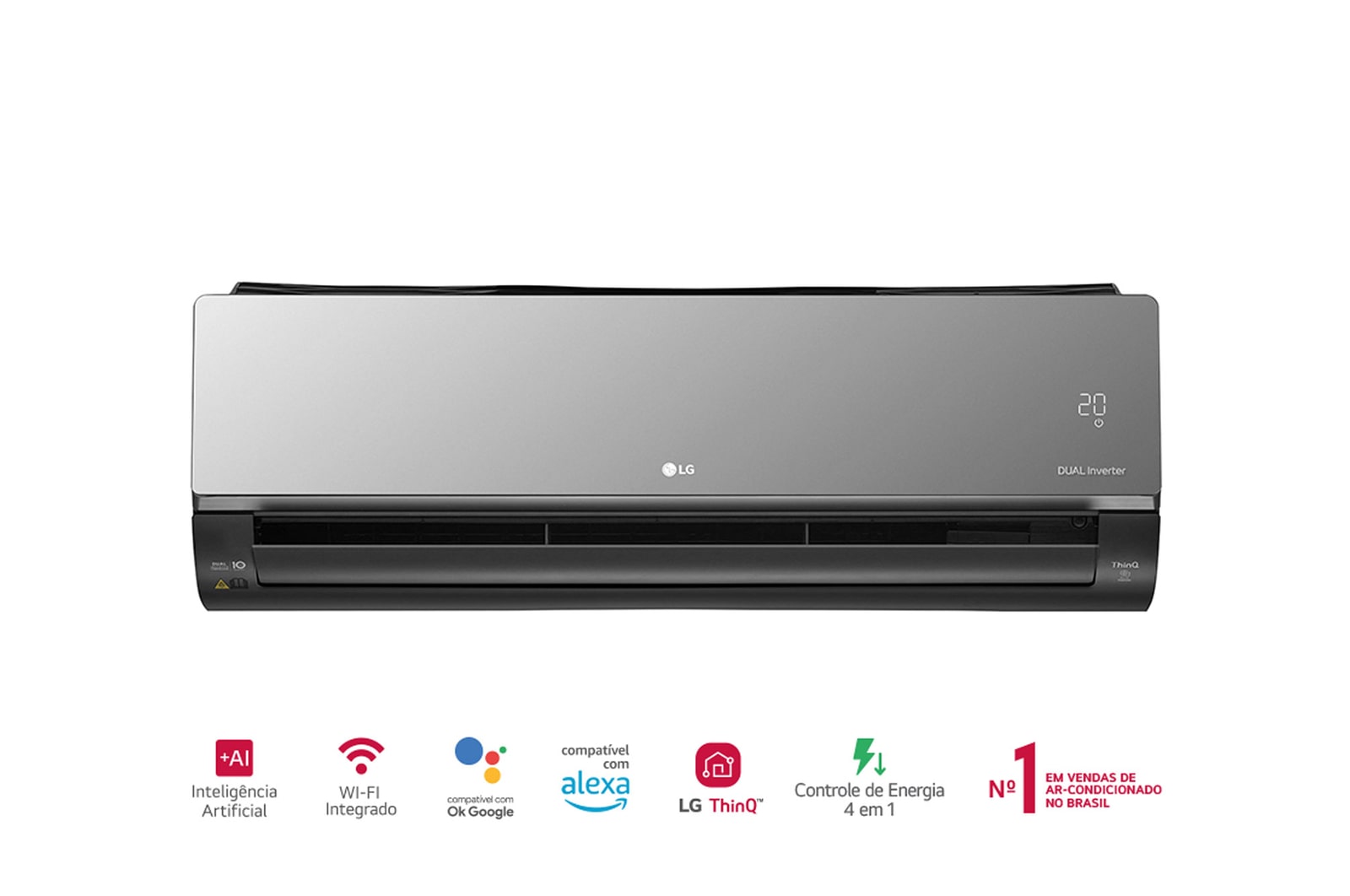 Ar-Condicionado LG Dual Inverter AI UV 18000 BTU | LG BR