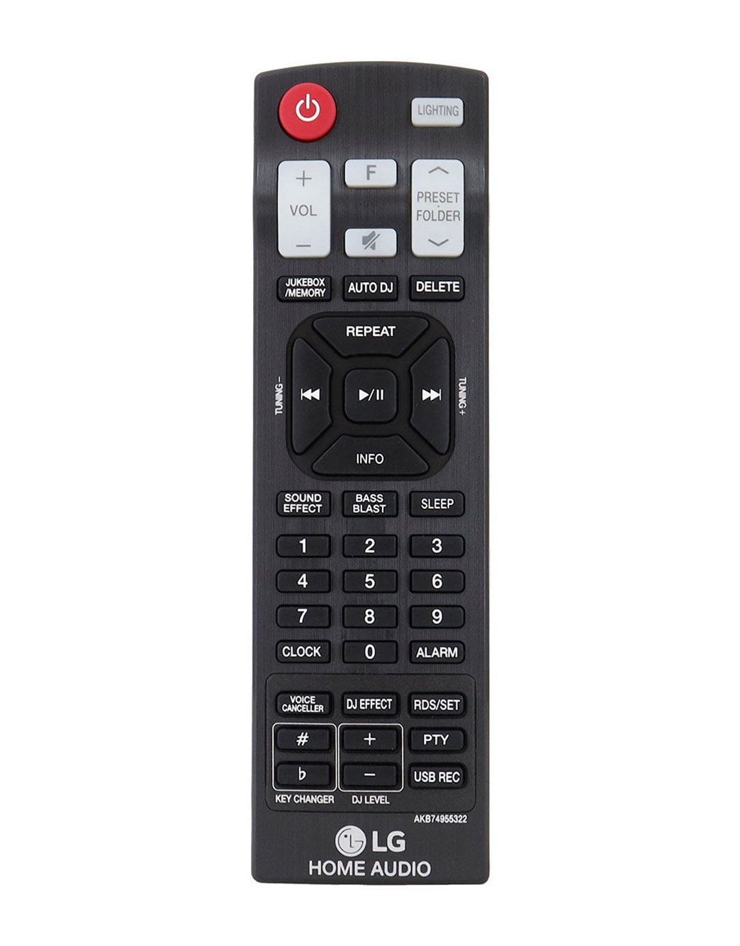 Controle Remoto Home Theater LG AKB74955322 | LG Brasil