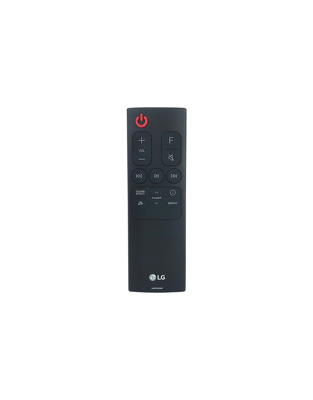 Controle remoto Sound Bar LG SL6Y - AKB75595361 - AKB75595361 | LG BR