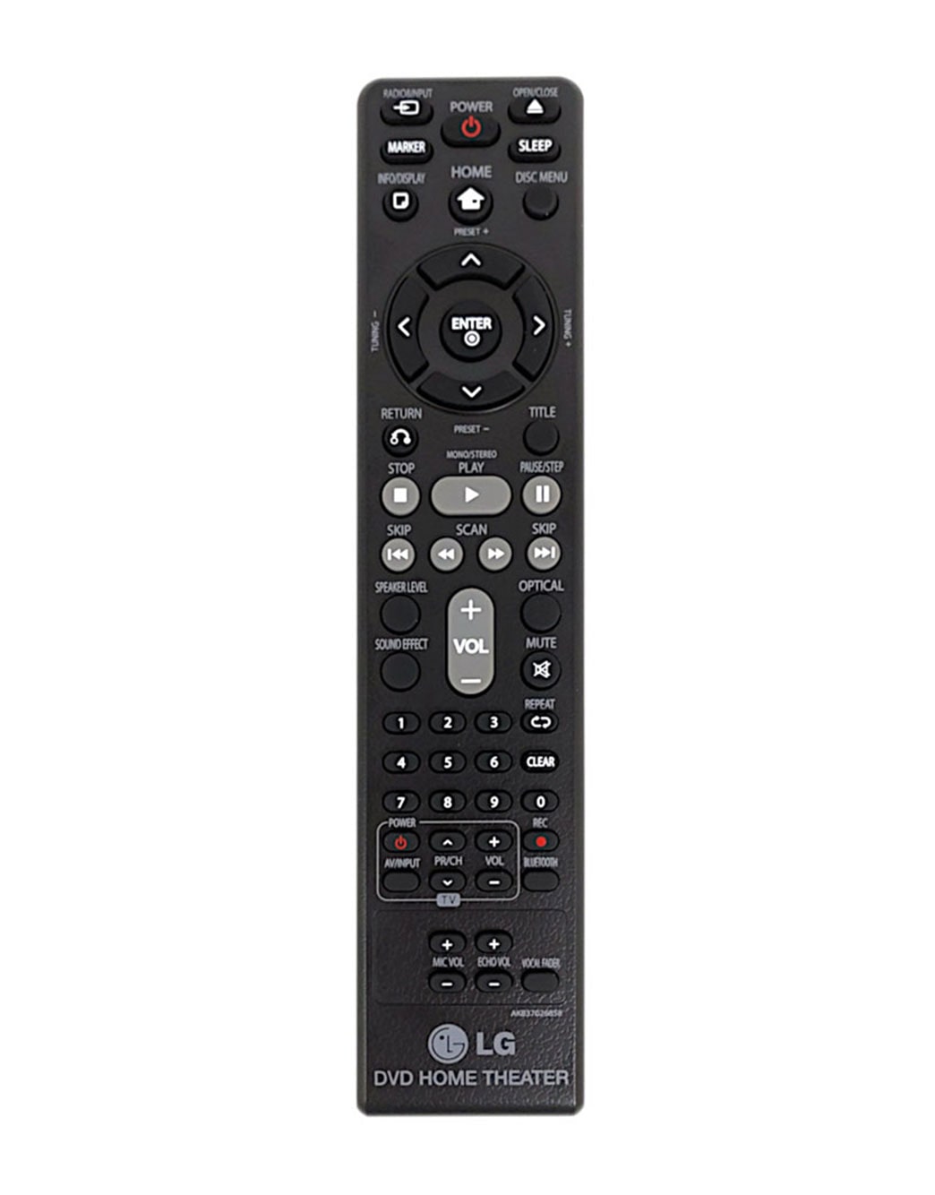 Controle remoto Home Theater LG HT805ST, HT953TV, HW554TH - AKB37026858 ...