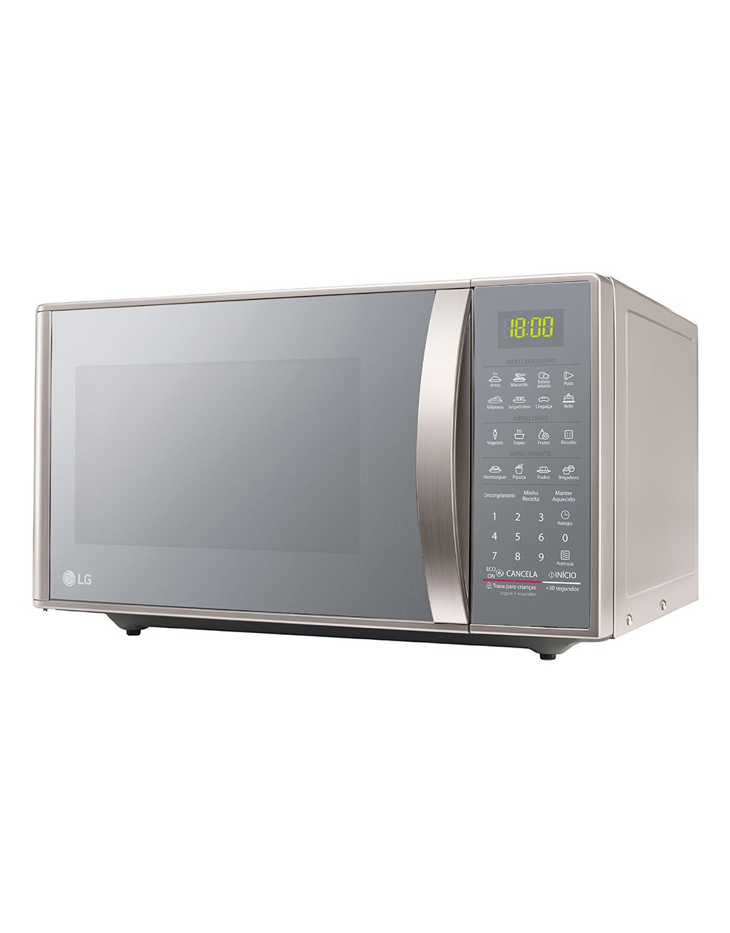 Micro-ondas LG 30 litros Prata Limpa Fácil | LG Brasil