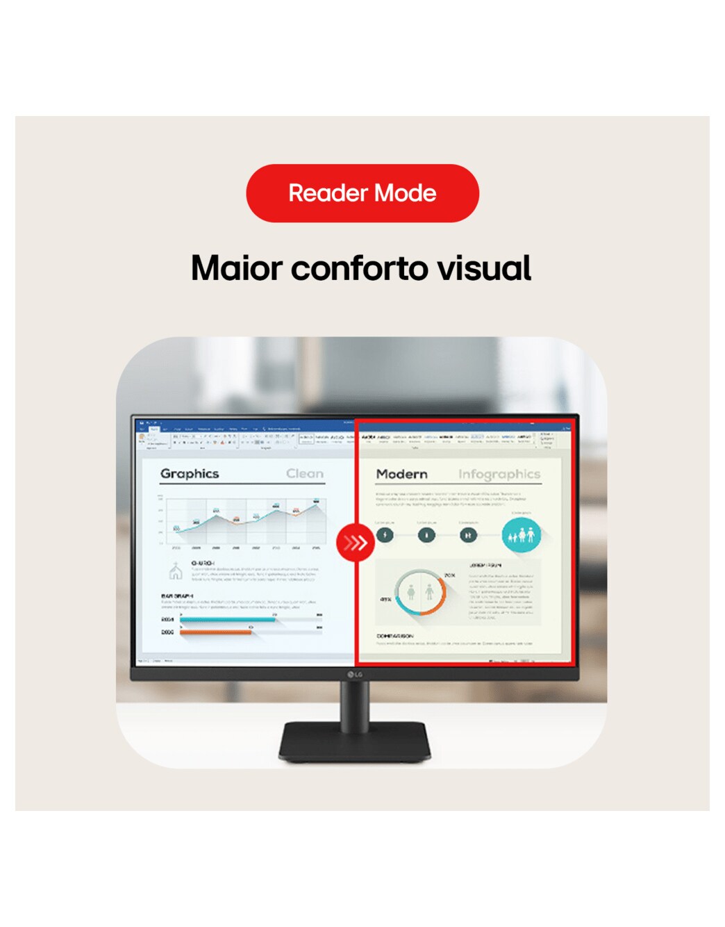 Monitor LG 24" Full HD 100Hz - 24MS500-B | LG BR