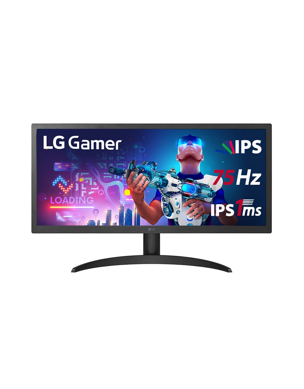 Monitor LG UltraWide 26'' Full HD - 26WQ500-B | LG BR