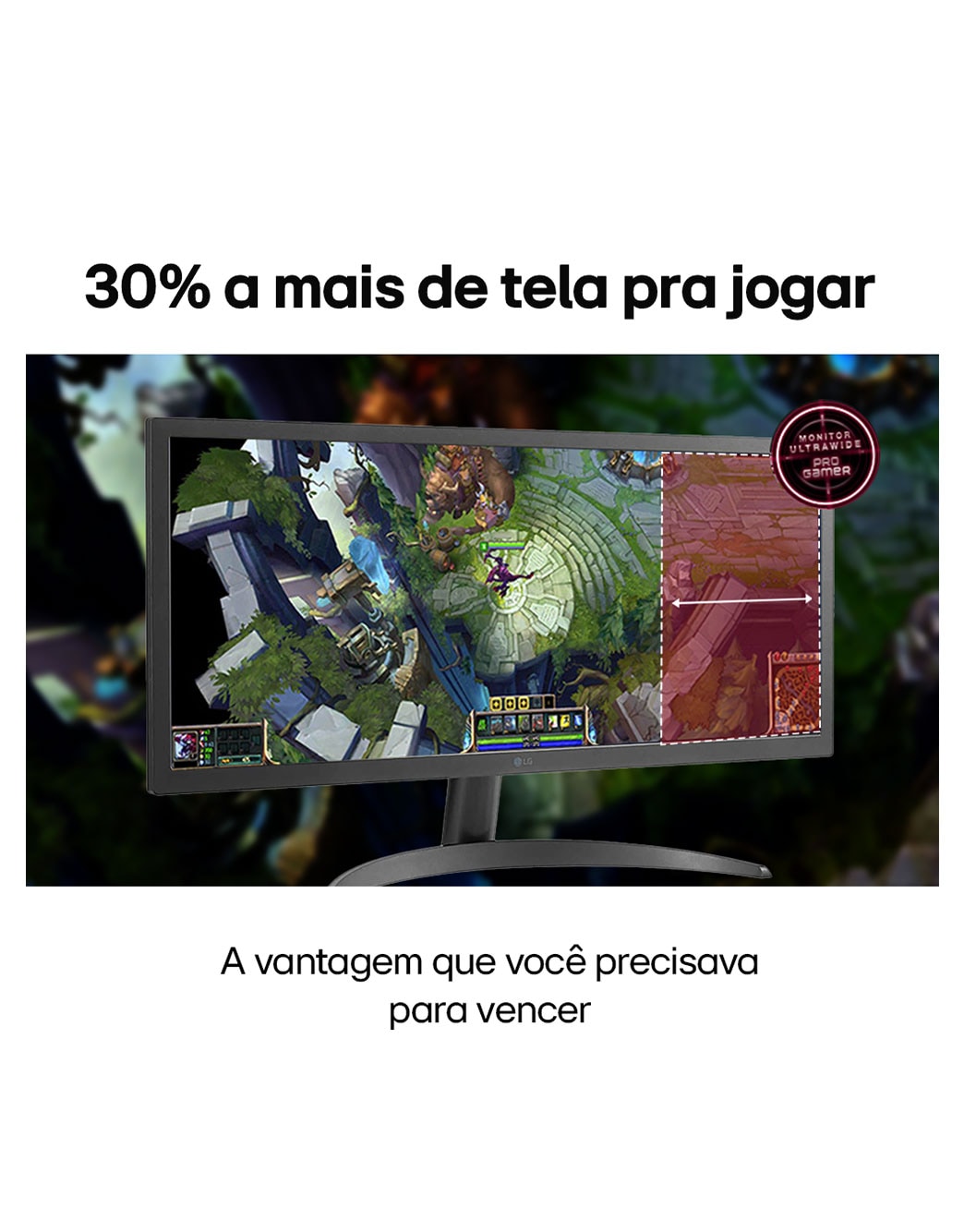 Monitor LG UltraWide 26'' Full HD - 26WQ500-B | LG BR