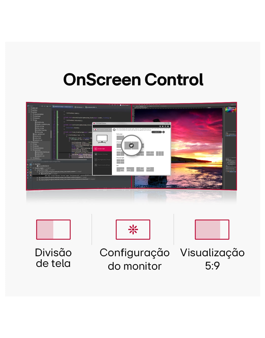 Monitor LG UltraWide IPS WFHD 75Hz - 29WL500-B | LG BR