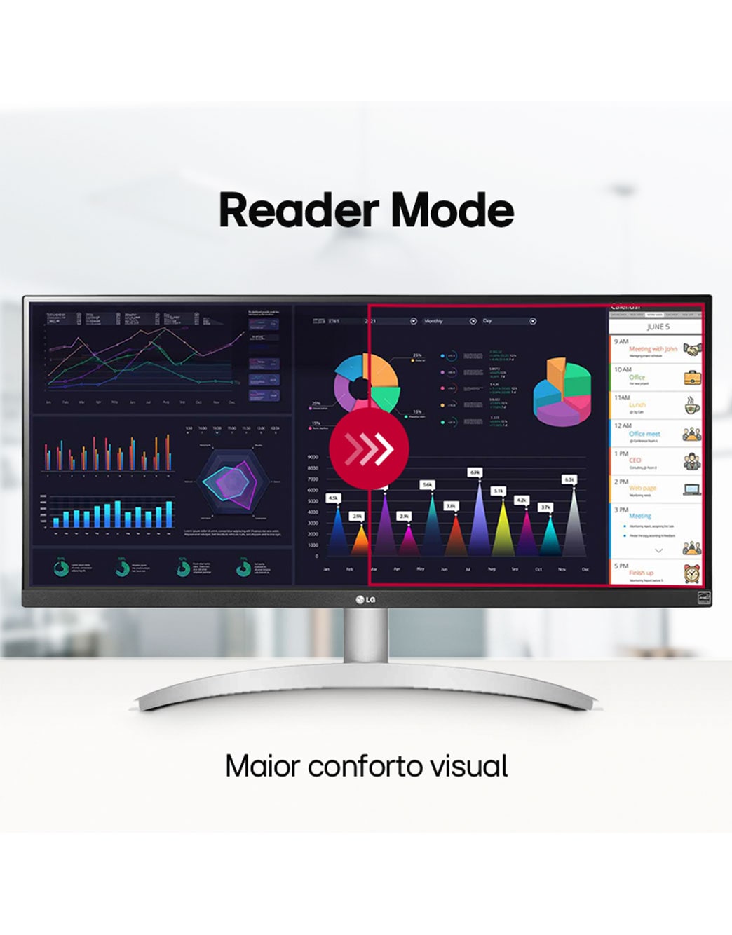 Monitor LG 29" UltraWide Full HD - IPS, HDR10 e 100Hz | LG BR