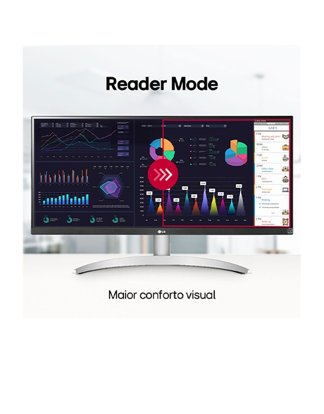 Monitor LG 29" UltraWide Full HD - IPS, HDR10 e 75Hz | LG BR