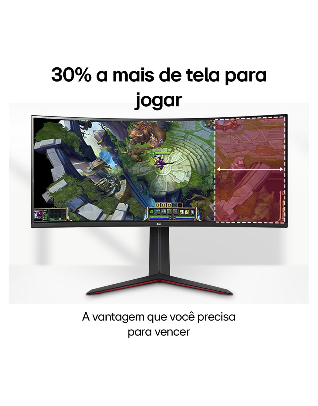 Monitor Gamer LG UltraGear 34" WQHD - 34GP63A-B | LG BR