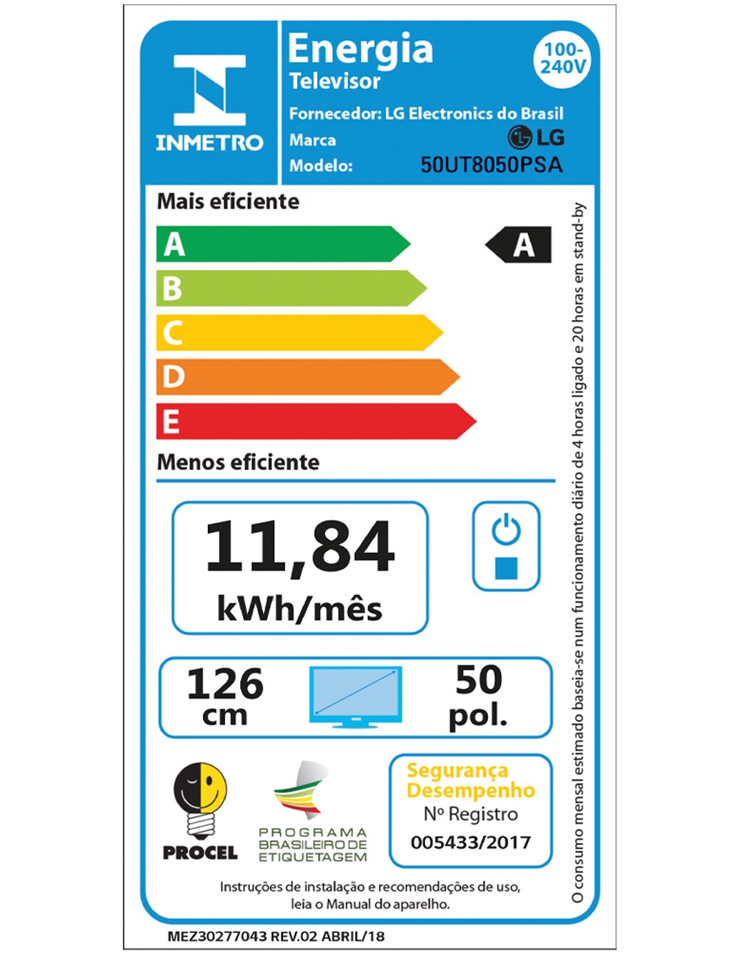 Smart TV 4K LG UHD UT80 50 polegadas 50UT8050 | LG BR