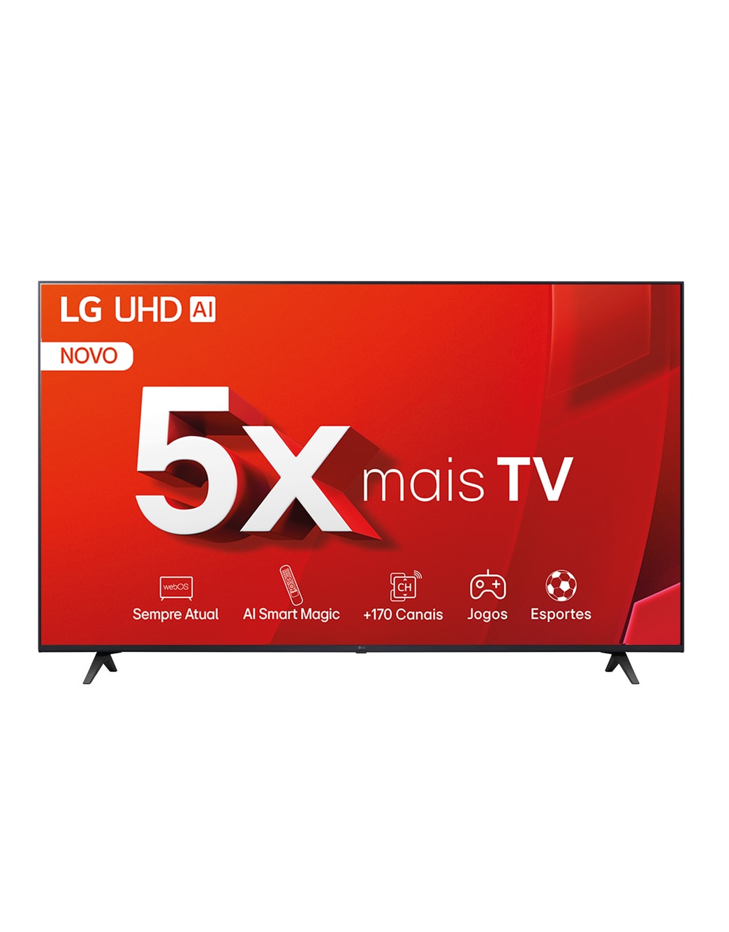 Smart TV 4K LG UHD UT80 55 polegadas 55UT8050 | LG BR