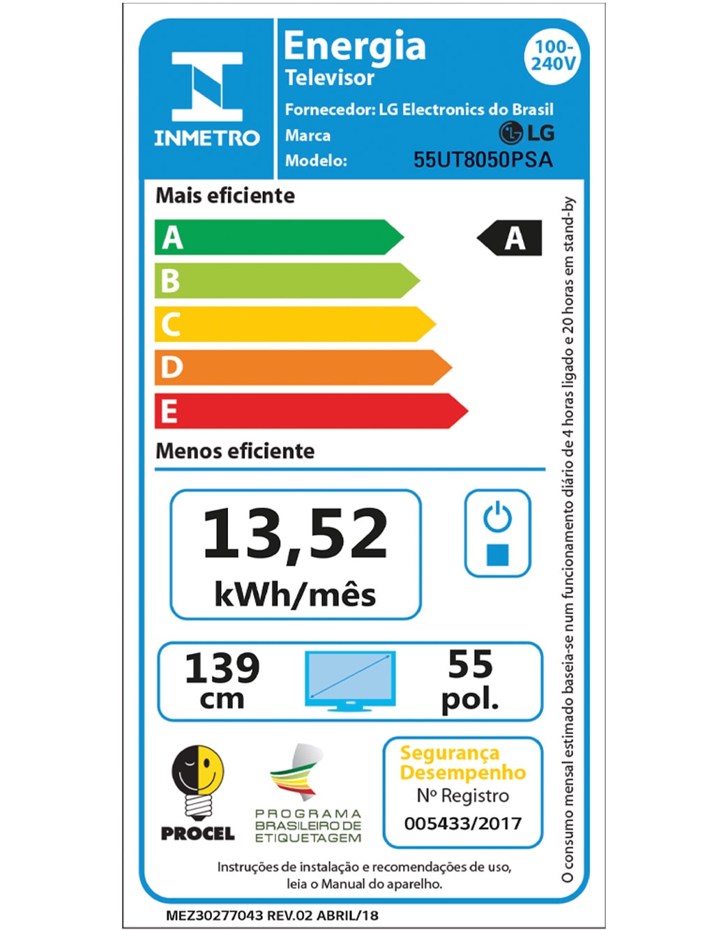 Smart TV 4K LG UHD UT80 55 polegadas 55UT8050 | LG BR