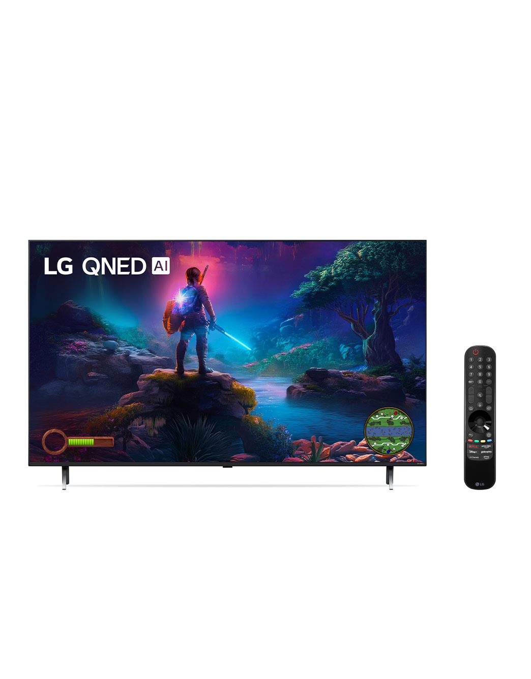 Smart TV 4K LG QNED AI QNED85 de 65 polegadas 2024 - 65QNED85TSA | LG BR