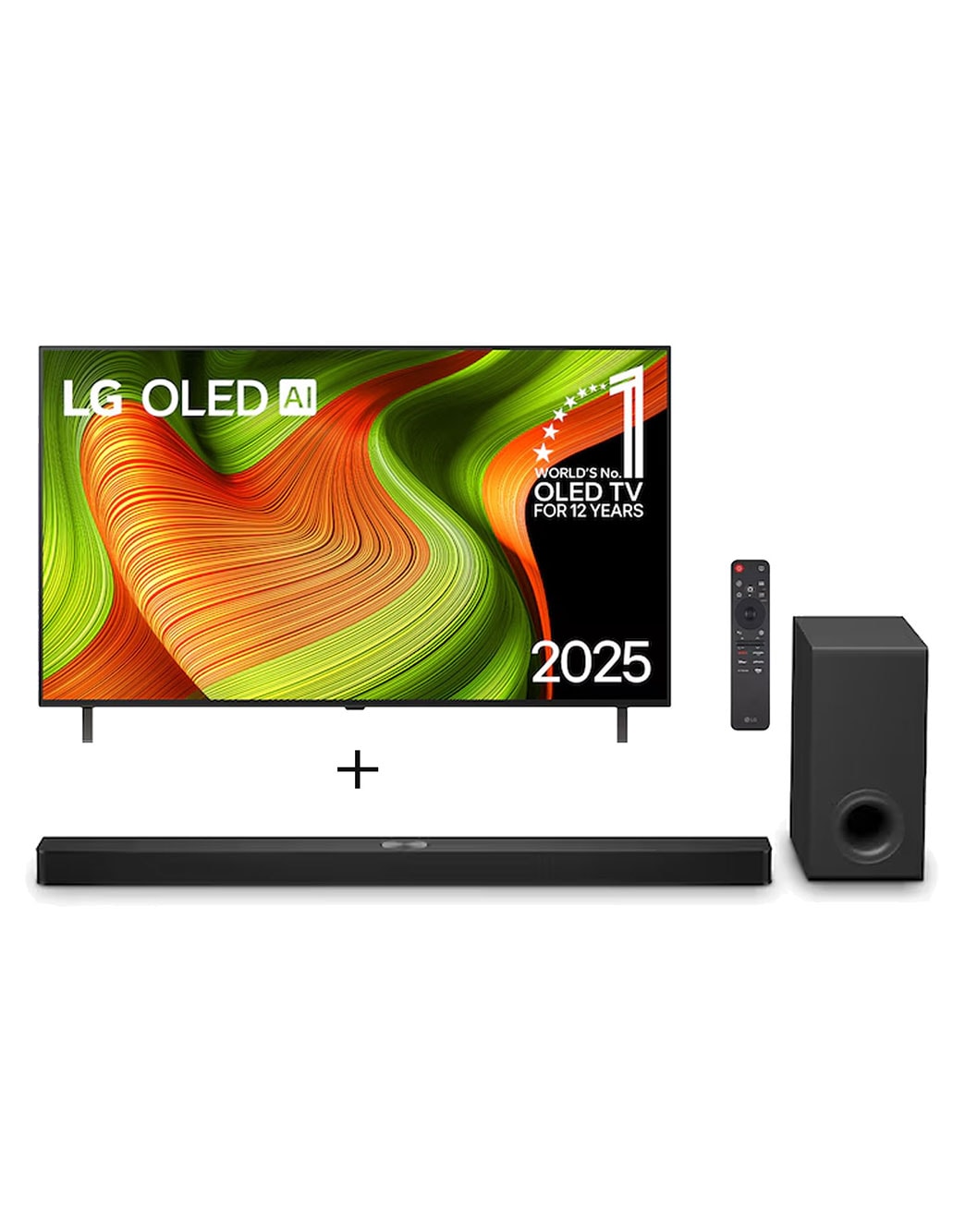 Combo Smart TV LG OLED AI B5 4K de 77 polegadas 2025 + Soundbar LG ...