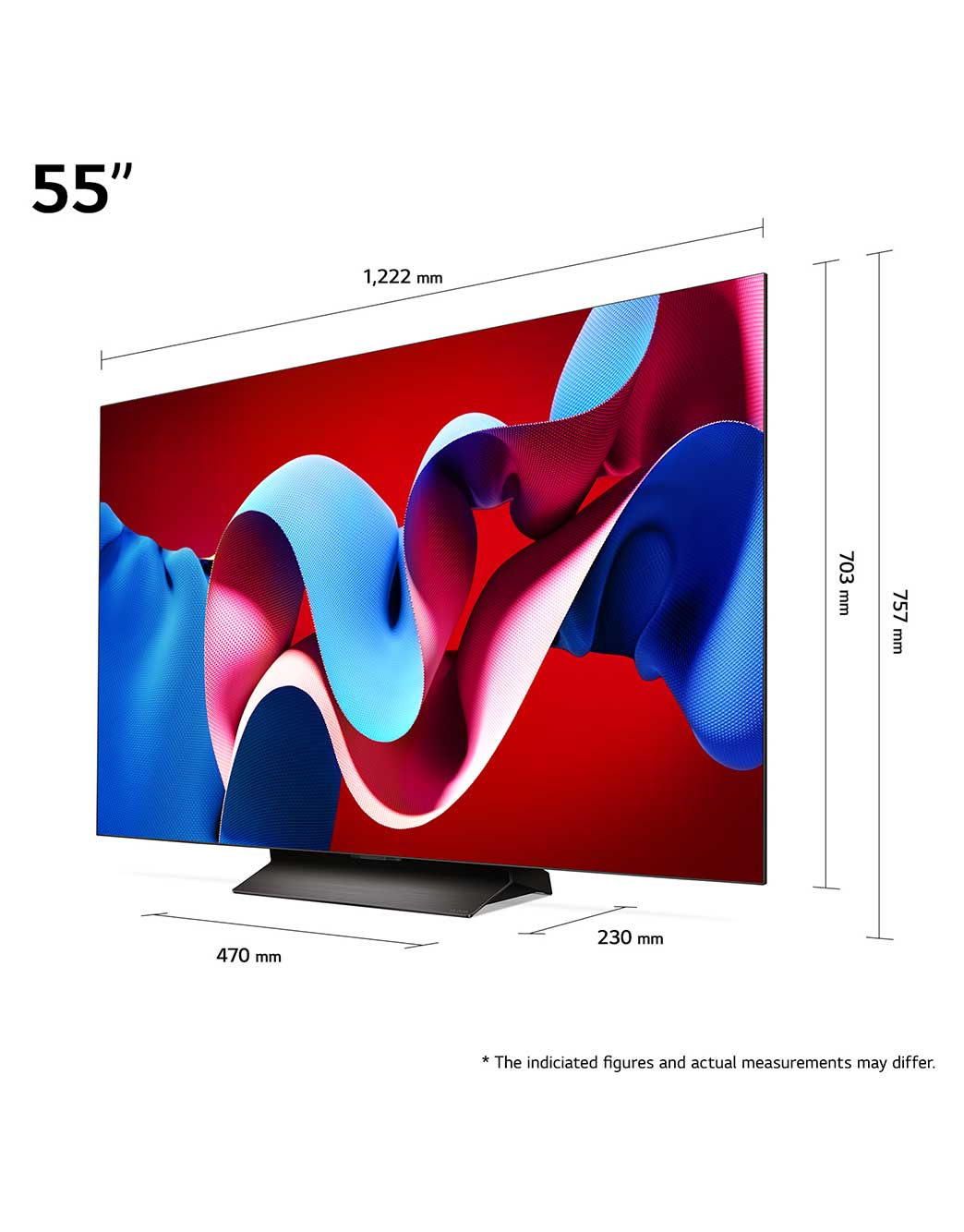 Smart TV LG OLED evo AI C4 4K de 55 polegadas 2024 - OLED55C4PSA | LG BR