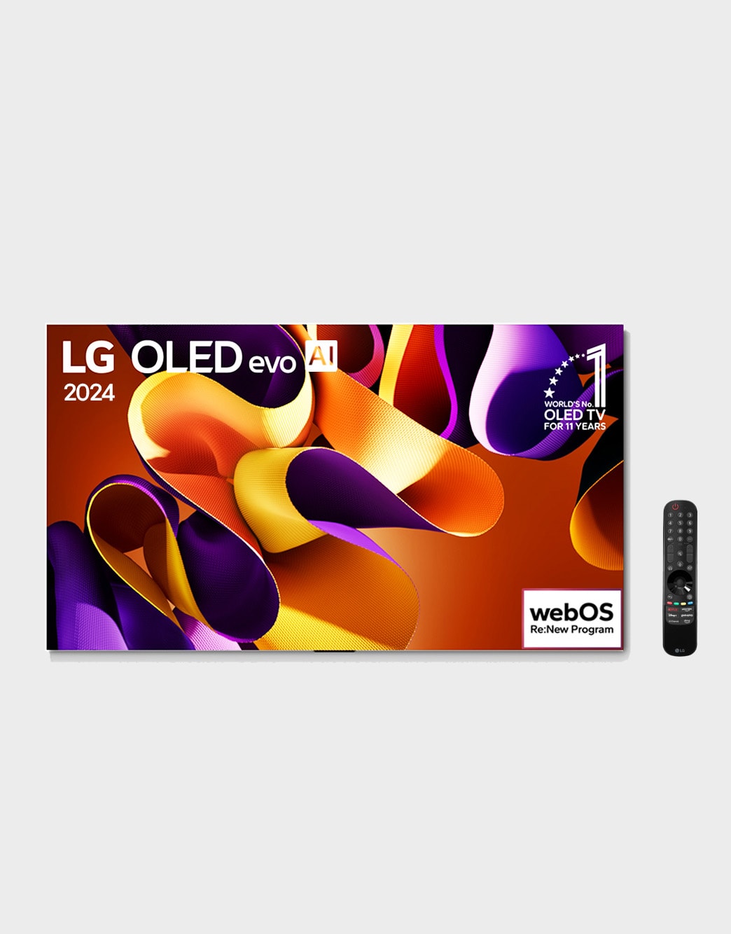 Smart TV LG OLED evo AI G4 4K de 65 polegadas 2024 - OLED65G4PSA.AWZ | LG BR