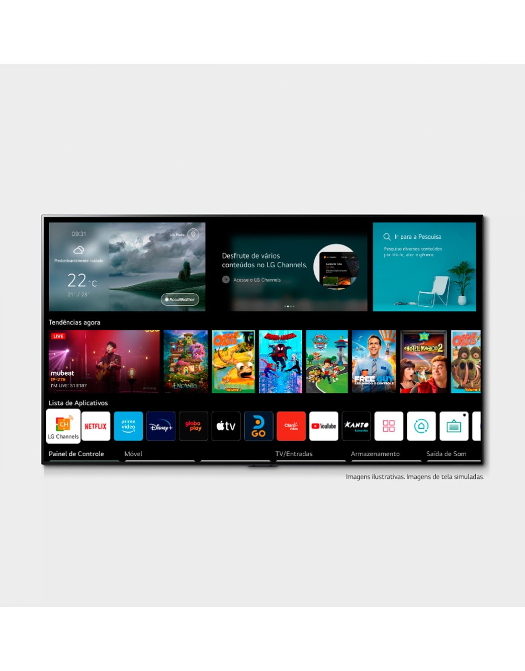 Smart TV 4K LG UHD 43 polegadas Wi-Fi Bluetooth | LG BR