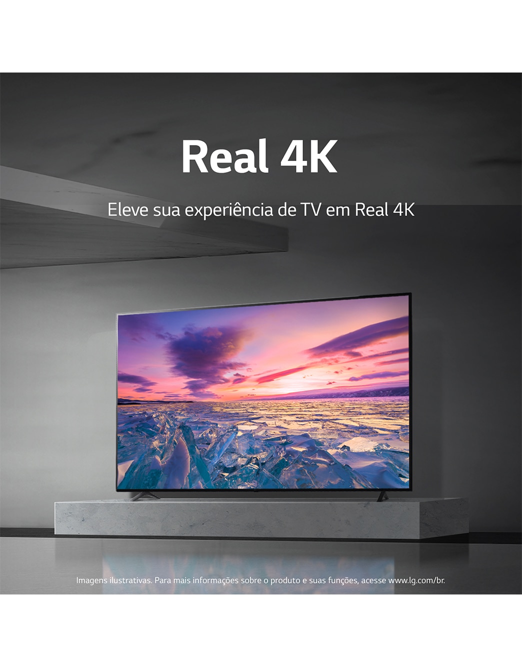 Smart TV 4K LG UHD 55 polegadas 55UQ8050PSB | LG BR