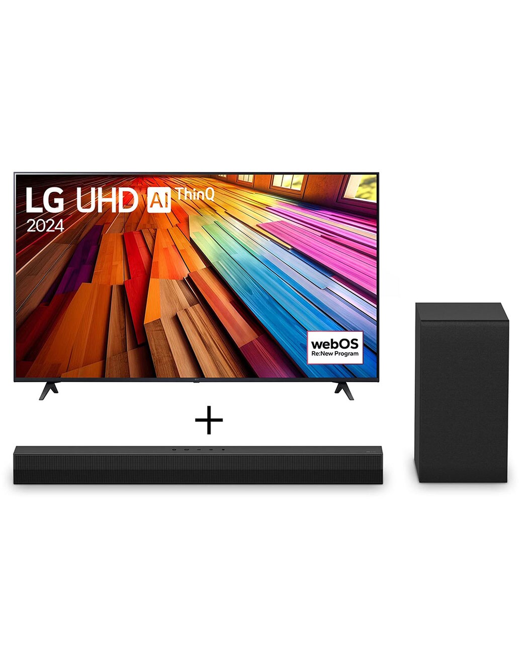 Combo LG Smart TV UHD 4K UT80 55 polegadas 55UT8000 + Soundbar S40T ...