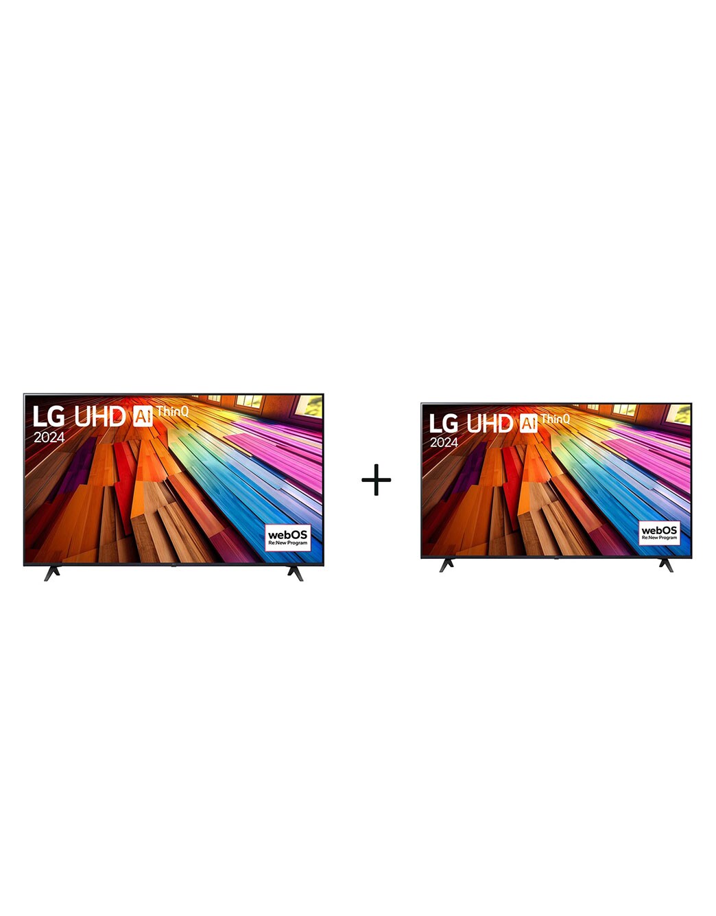 Combo LG Smart TV UHD 4K UT80 65" 65UT8000 + Smart TV UHD 4K UT80 50 ...